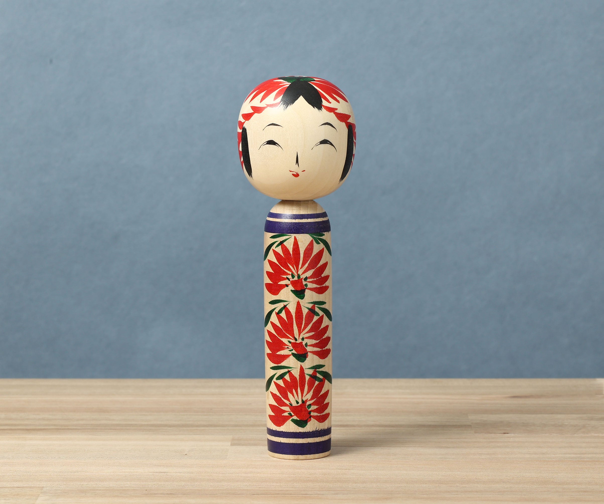 KOYAMA, Yoshimi 小山芳美工人 | Togatta style kokeshi doll 遠刈田こけし | Togatta s ...