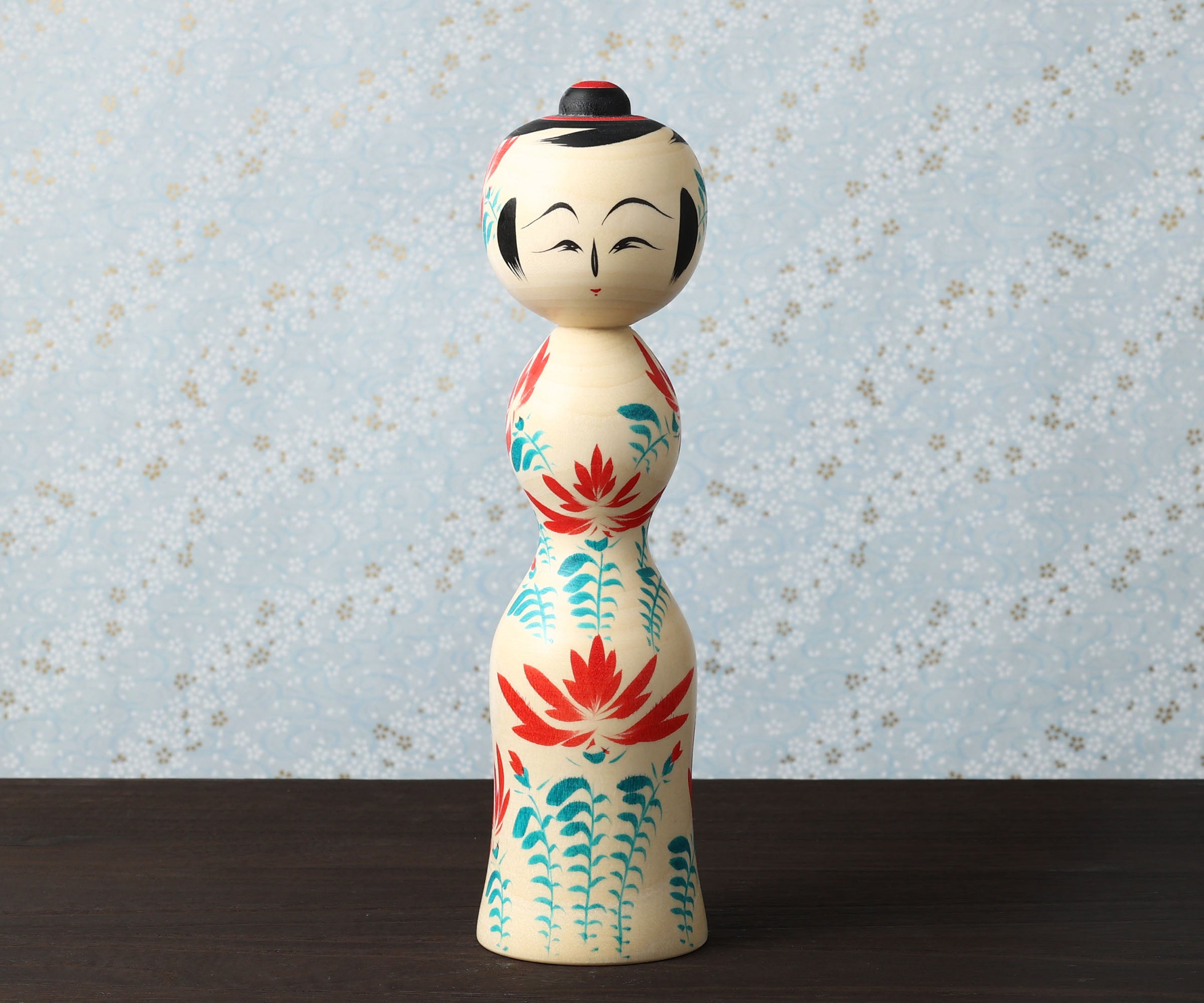 HIRAGA, Teruyuki 平賀輝幸 | Carnation kokeshi - カーネーションこけし | Sakunami styl ...