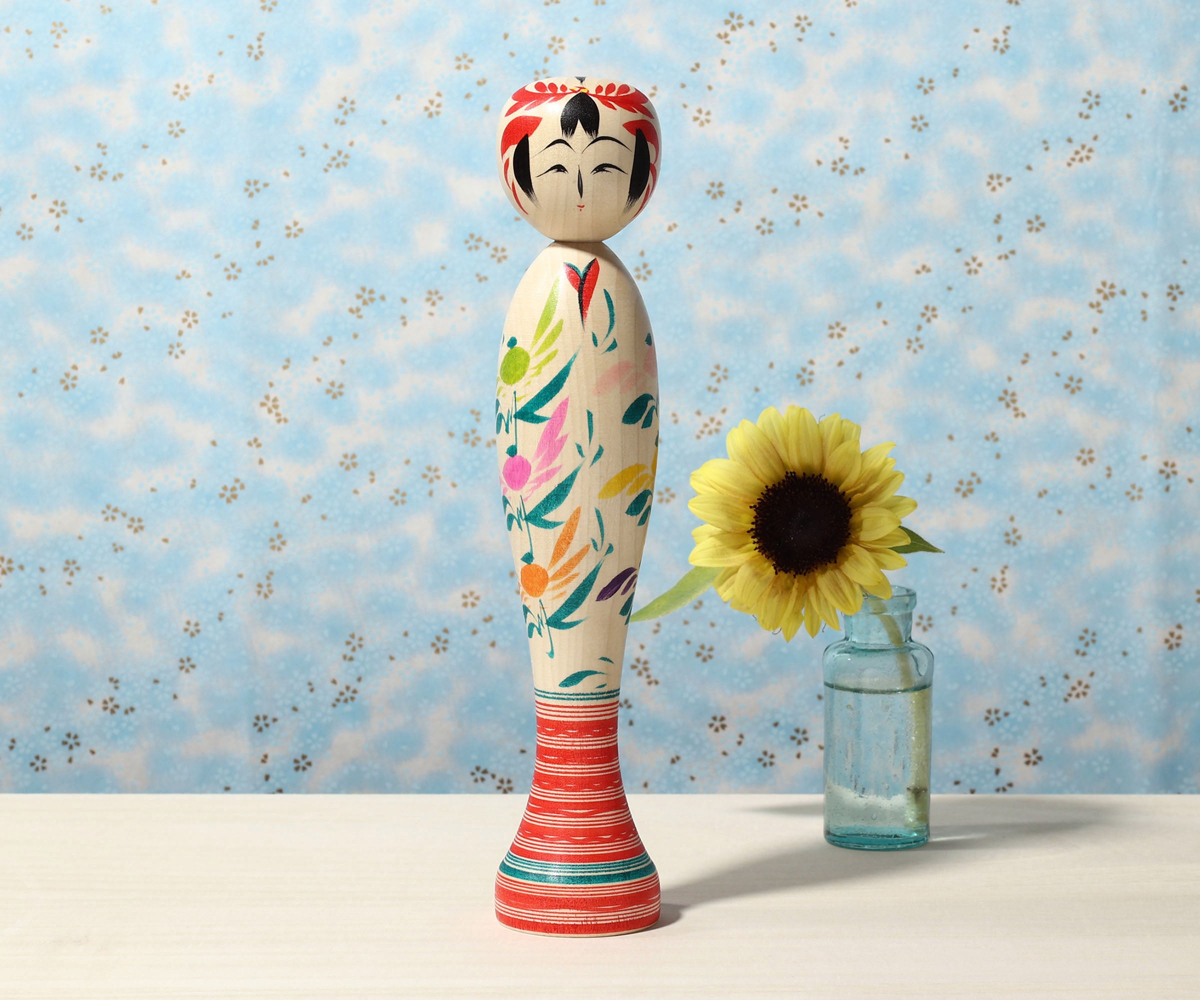 HIRAGA, Teruyuki 平賀輝幸 | Sakunami Hana kokeshi - 作並花こけし | Sakunami styl ...