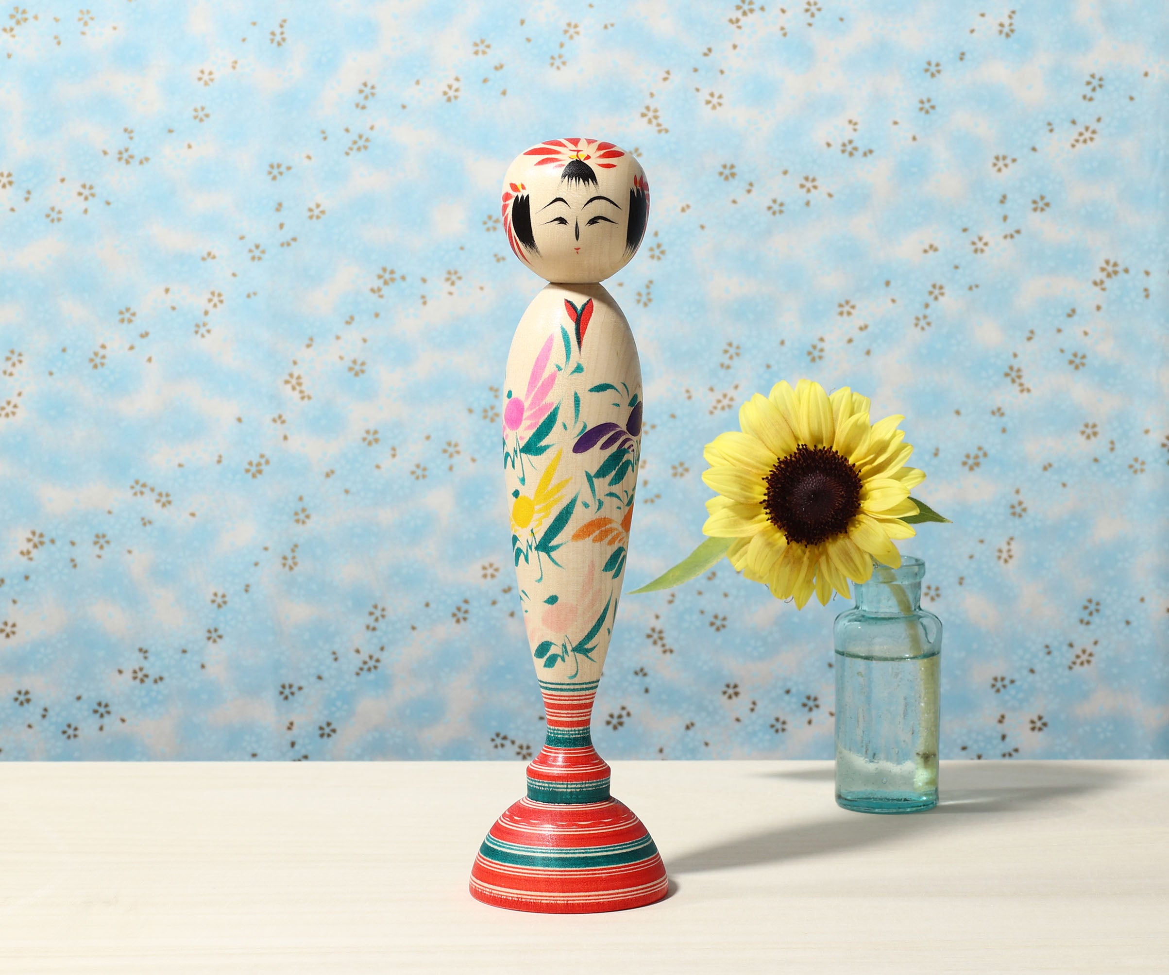 HIRAGA, Teruyuki 平賀輝幸 | Sakunami Hana kokeshi - 作並花こけし | Sakunami styl ...